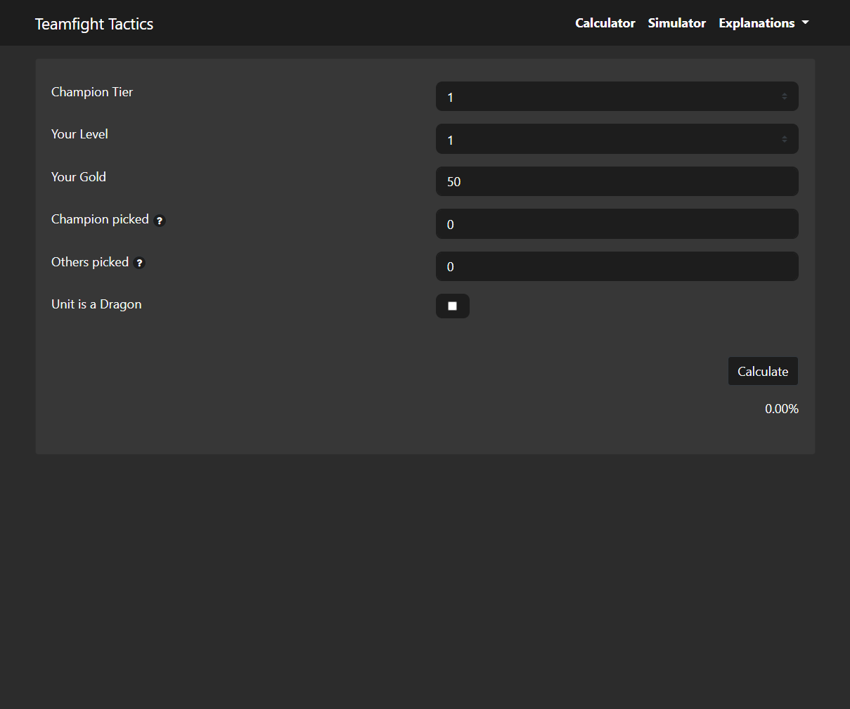 Teamfight Tactics Monte-Carlo-Simulation with Flask and Heroku | Hutan ...